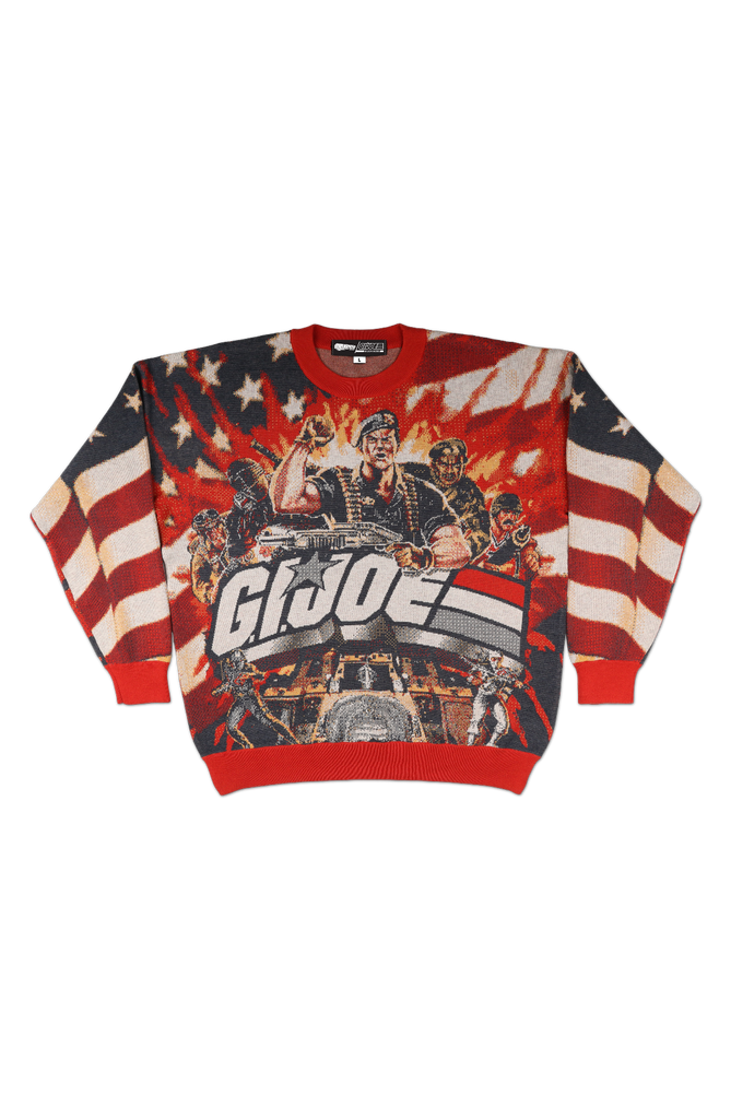 Patriotic Battle GI Joe Knitted Sweater