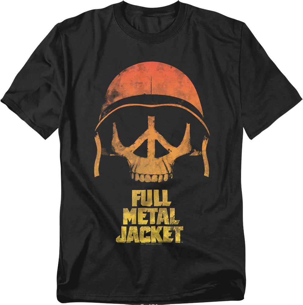 Peace Skull Helmet Full Metal Jacket T-Shirt