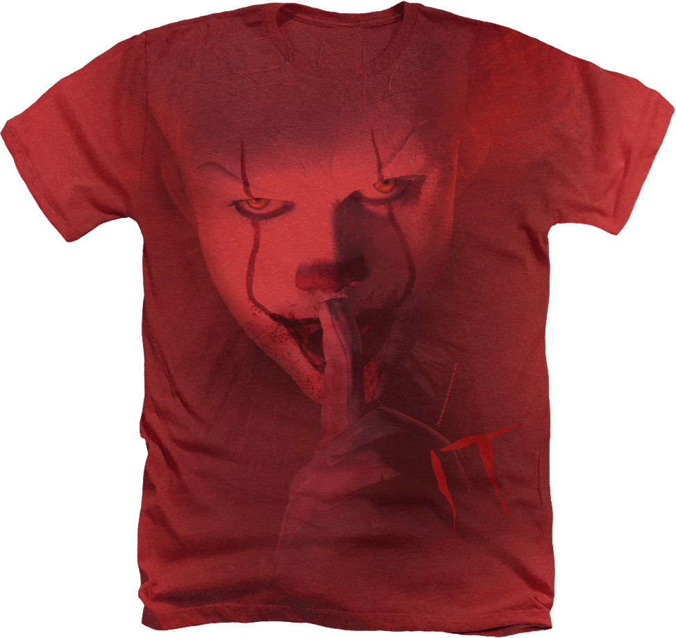 Pennywise Big Print IT Shirt