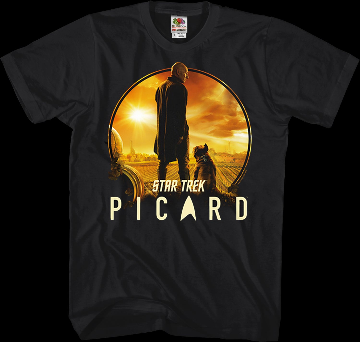Picard and Number One Star Trek T-Shirt