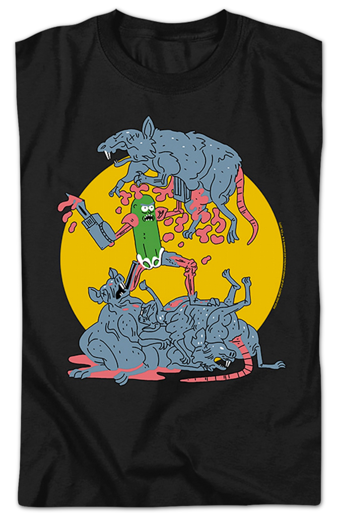 Pickle Rick Rat Slaughter Rick And Morty T-Shirt