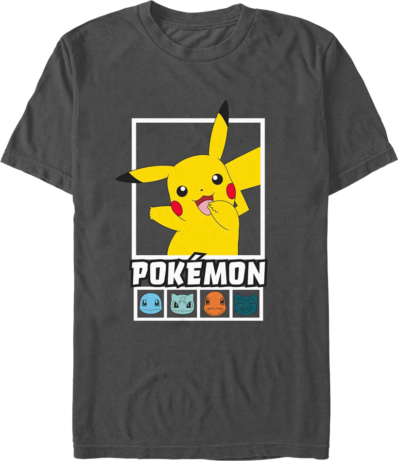 Pikachu And Pals Pokemon T-Shirt