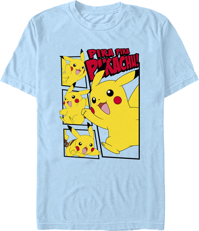 Pikachu Collage Pokemon T-Shirt