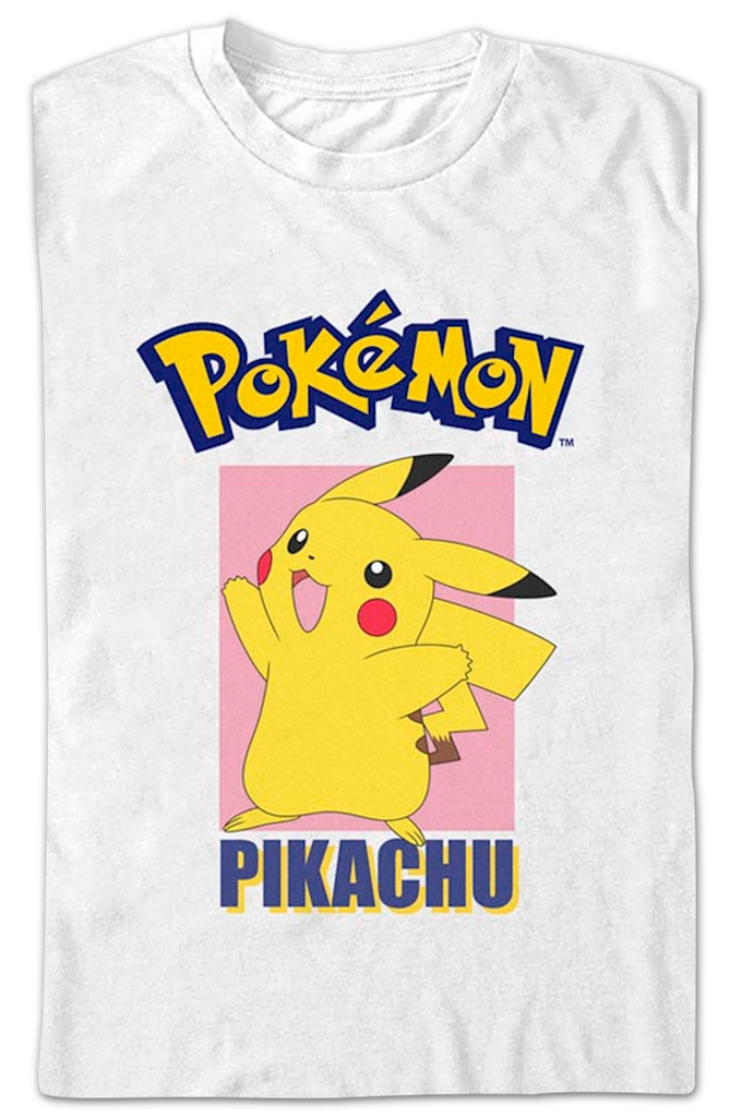 Pikachu Square Pokemon T-Shirt