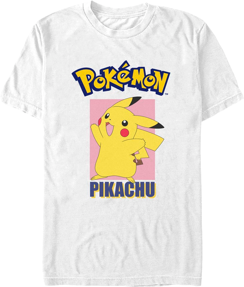 Pikachu Square Pokemon T-Shirt