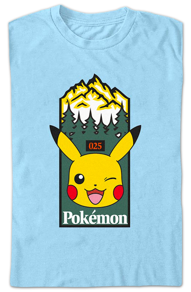 Pikachu Wink Pokemon T-Shirt