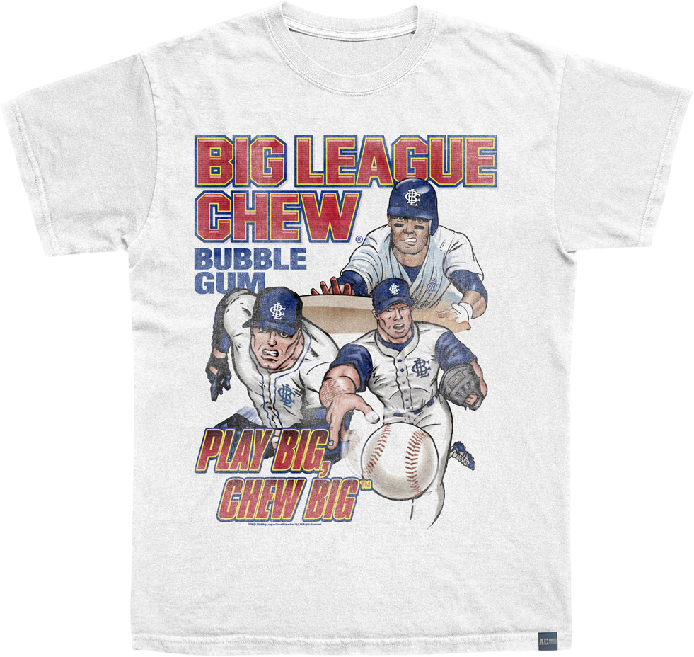 Made In USA Play & Chew Collage Big League Chew T-Shirt