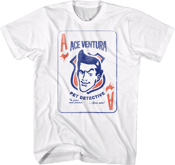 Playing Card Ace Ventura T-Shirt Men's