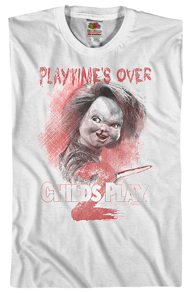Playtime's Over Child's Play 2 T-Shirt