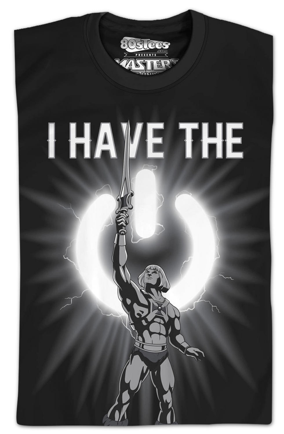 Masters of the Universe Power Button He-Man I Have the Power T-Shirt