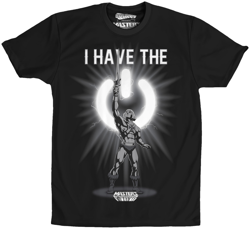 Masters of the Universe Power Button He-Man I Have the Power T-Shirt