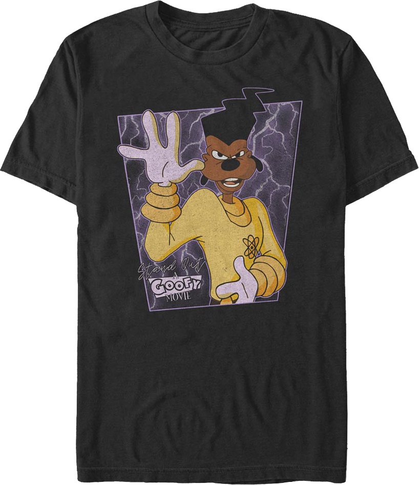 Powerline Stand Out Goofy Movie Disney T-Shirt