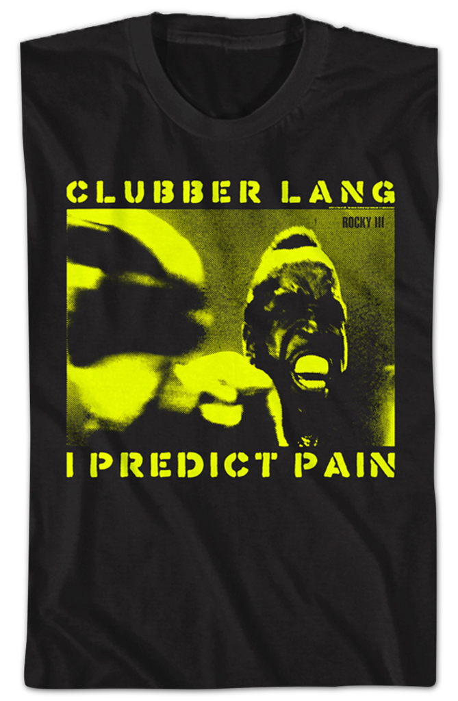 Predict Pain Rocky T-Shirt: Rocky Mens T-Shirt