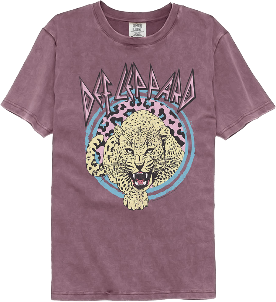 Prowl Def Leppard Comfort Colors Brand T-Shirt