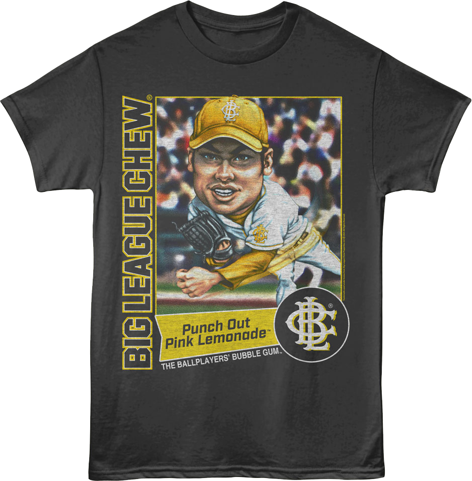 Punch Out Pink Lemonade Pitch Big League Chew T-Shirt