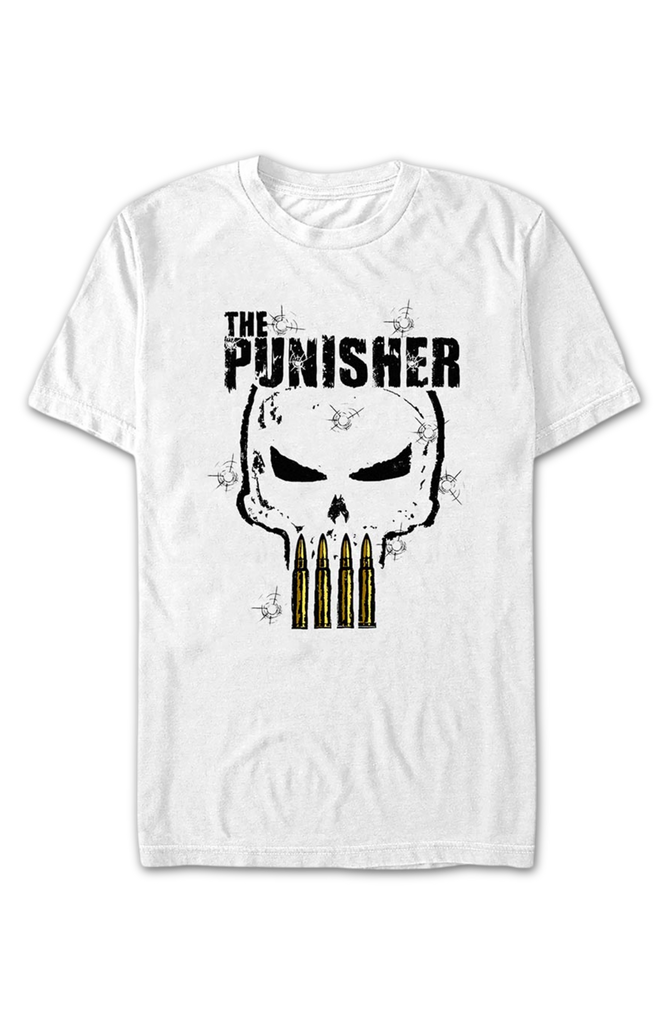 Punisher Bullets Logo Marvel Comics T-Shirt