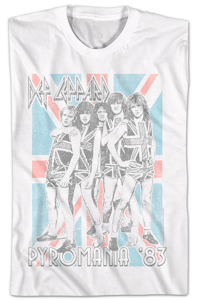 Pyromania '83 Flag Def Leppard T-Shirt