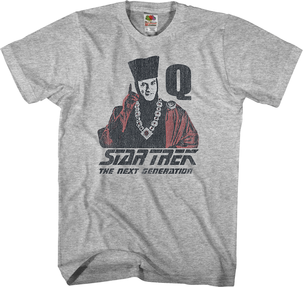 Q Star Trek The Next Generation T-Shirt. Men's T-Shirt