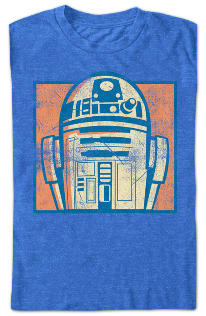 R2-D2 Star Wars T-Shirt: Star Wars Mens T-Shirt