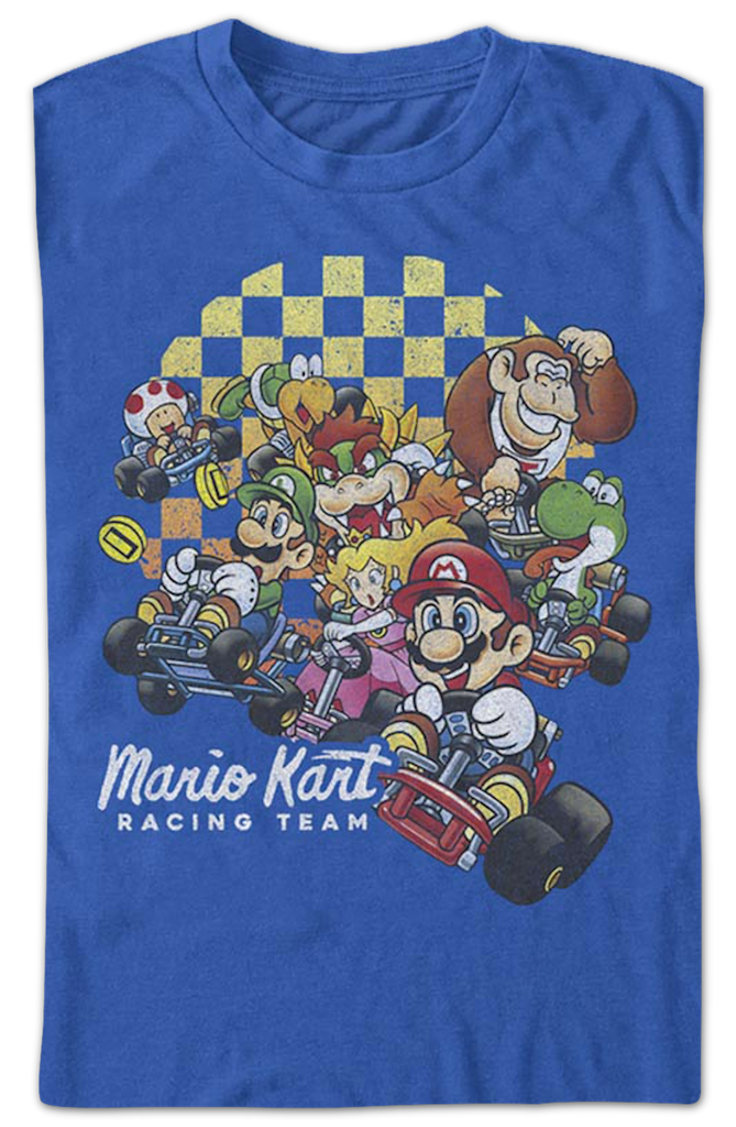 Racing Team Mario Kart T-Shirt