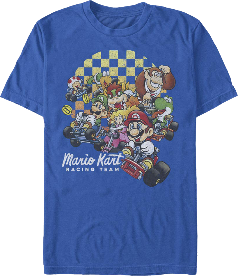 Racing Team Mario Kart T-Shirt
