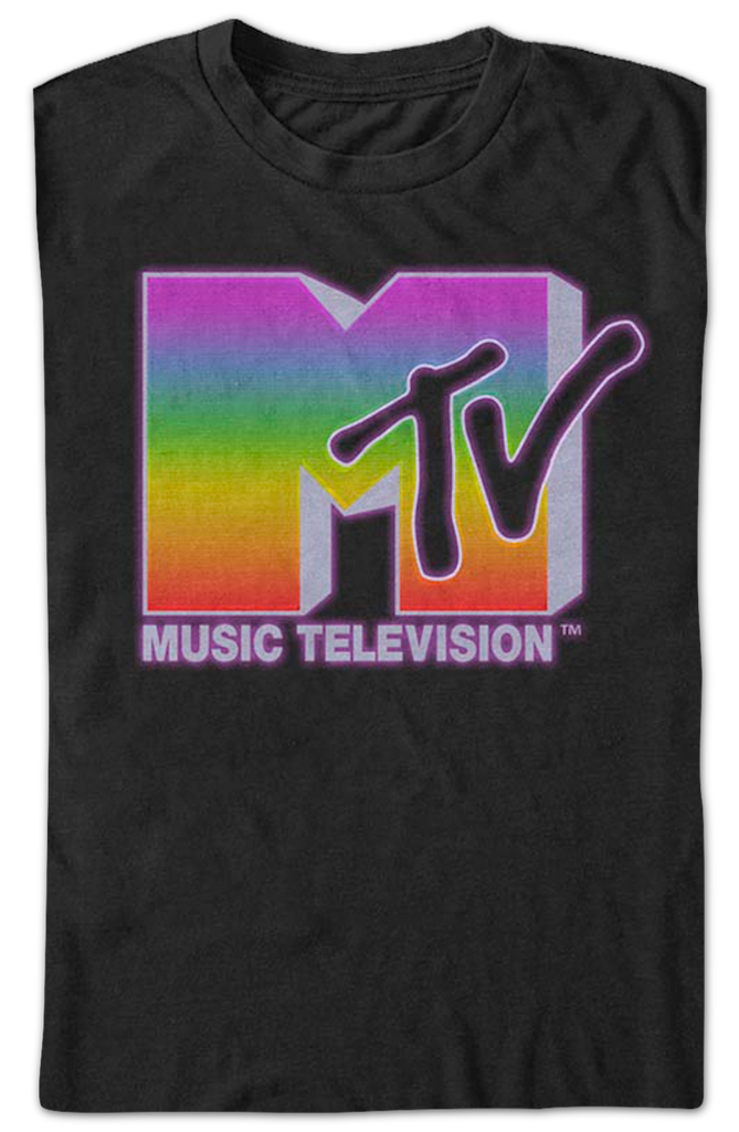 Rainbow Logo MTV Shirt