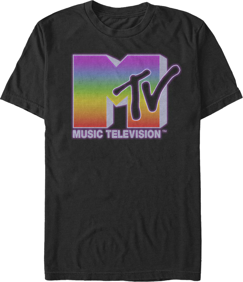 Rainbow Logo MTV Shirt