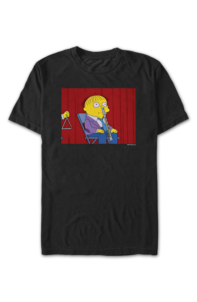 Ralph With A Flute Up His Nose Simpsons T-Shirt