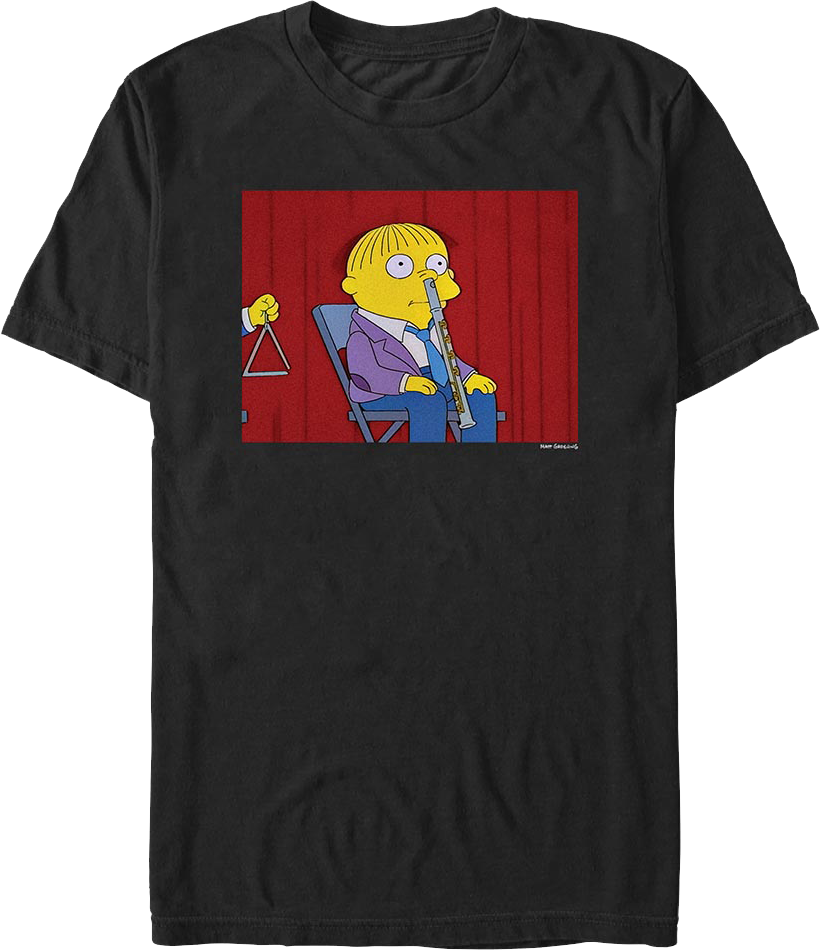 Ralph With A Flute Up His Nose Simpsons T-Shirt