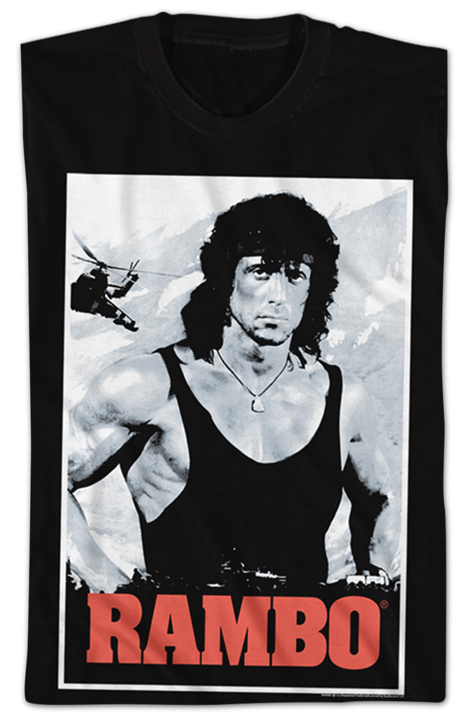 Rambo T-Shirt: Rambo Mens T-Shirt