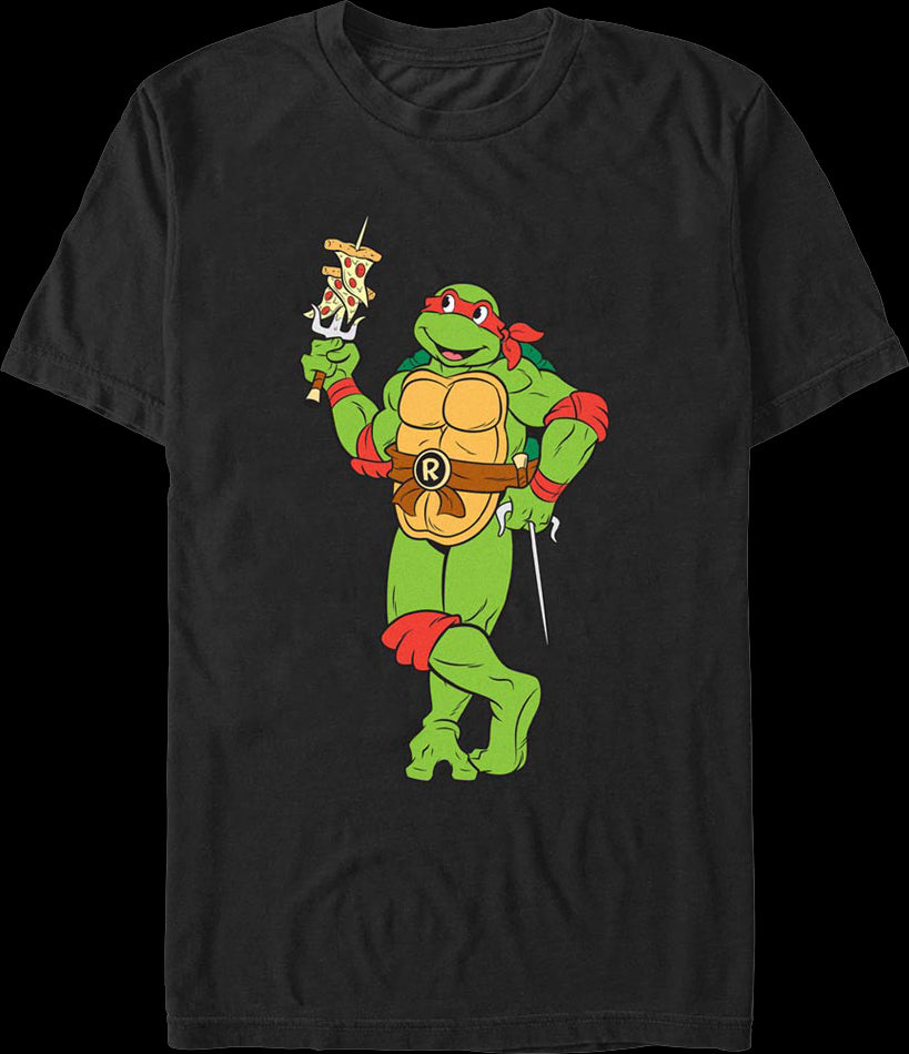 Raphael Pizza Slices Teenage Mutant Ninja Turtles T-Shirt