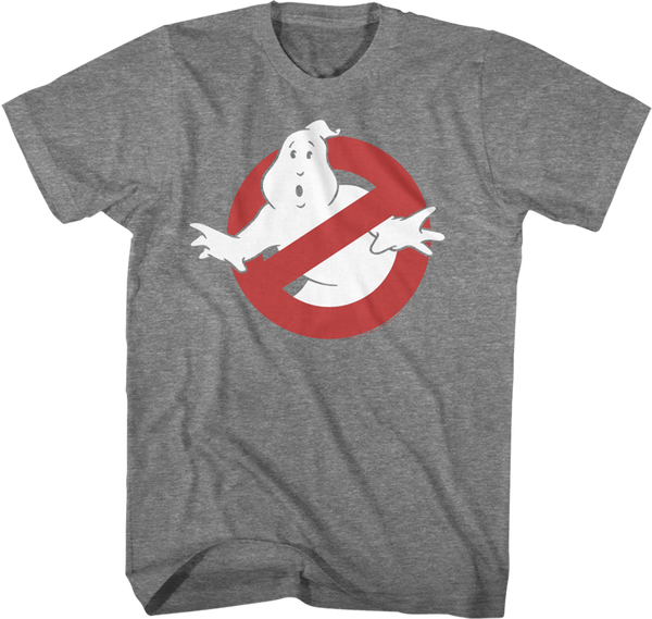Real Ghostbusters Logo T-Shirt: Ghostbusters Mens T-Shirt