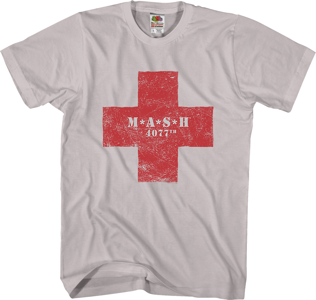 Red Cross MASH T-Shirt: 80s TV MASH T-shirt