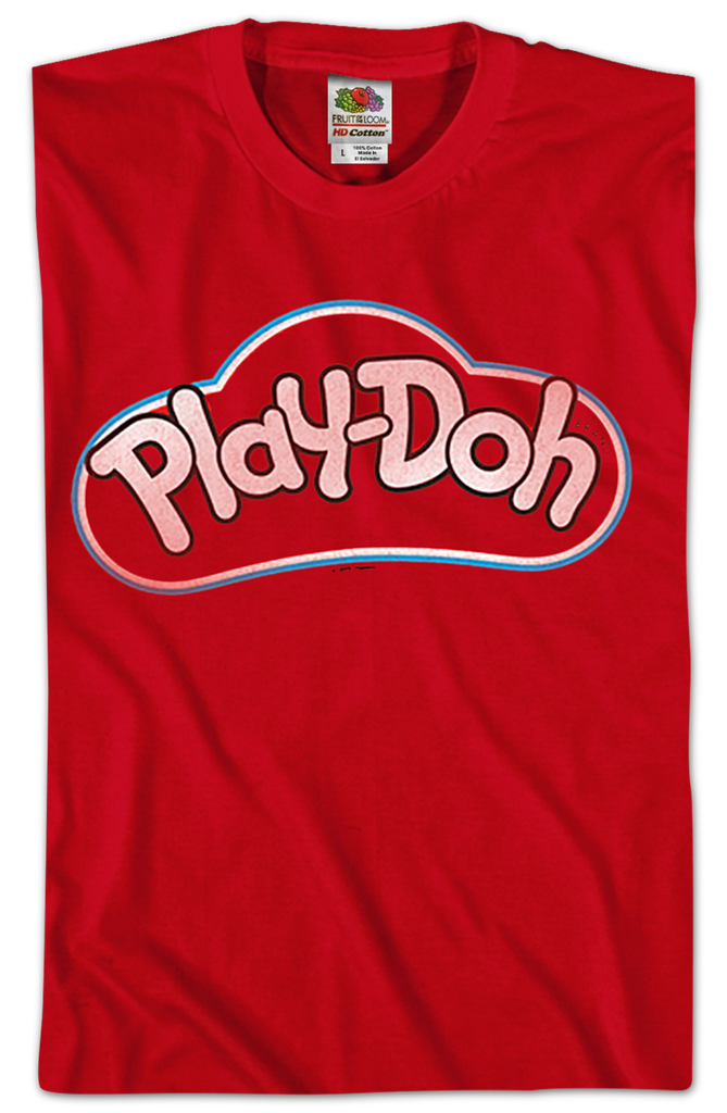 Red Play-Doh Shirt: Mens Play-Doh Shirt