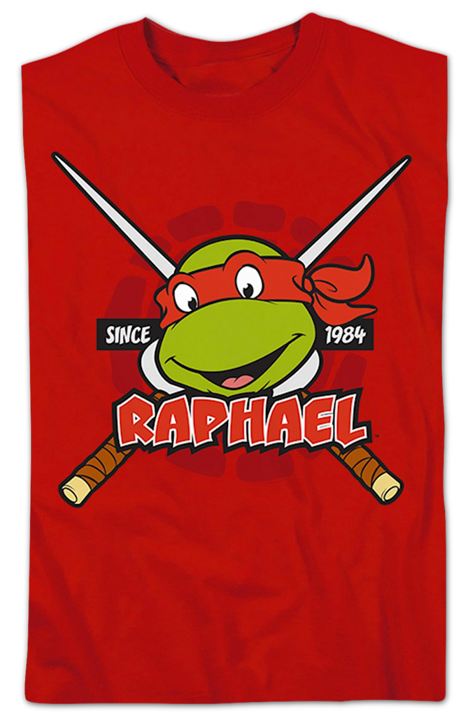 Red Raphael Since 1984 Teenage Mutant Ninja Turtles T-Shirt
