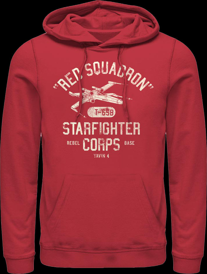 Red Squadron Starfighter Corps Star Wars Hoodie