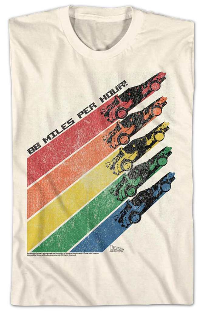 Retro 88 Miles Per Hour Back To The Future T-Shirt