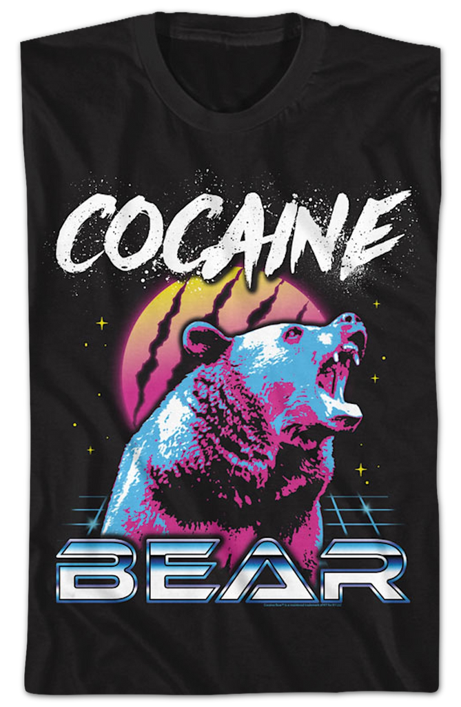 Retro Cocaine Bear T-Shirt