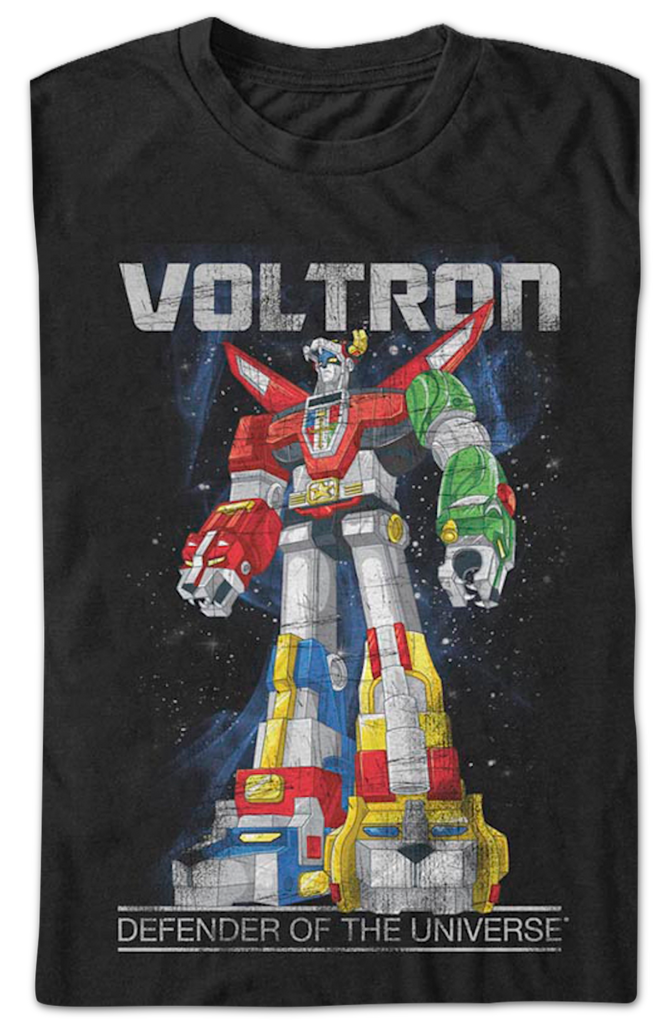 Retro Defender Voltron T-Shirt