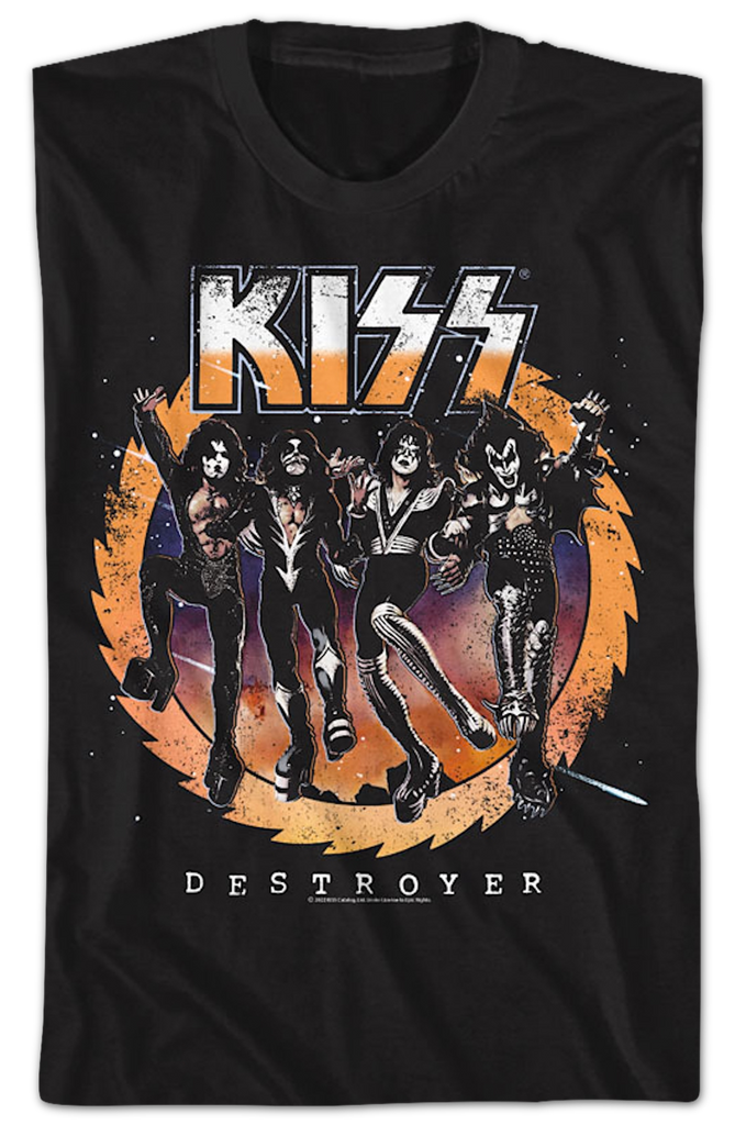 Retro Destroyer KISS T-Shirt