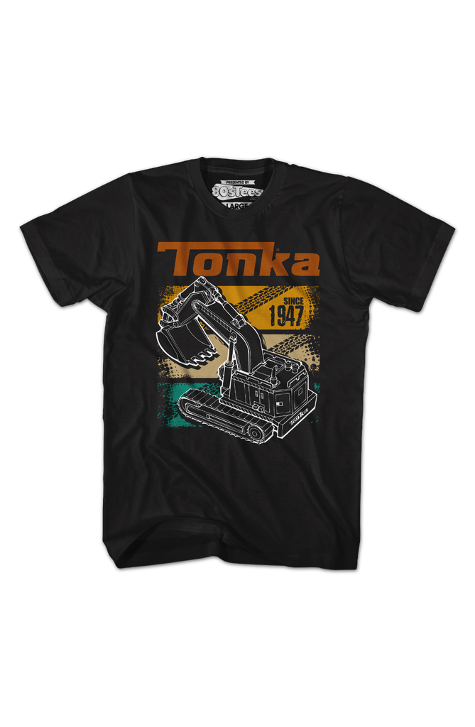 Retro Digger Track Panels Tonka T-Shirt