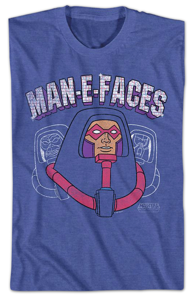Vintage Man-E-Faces Masters of the Universe T-Shirt