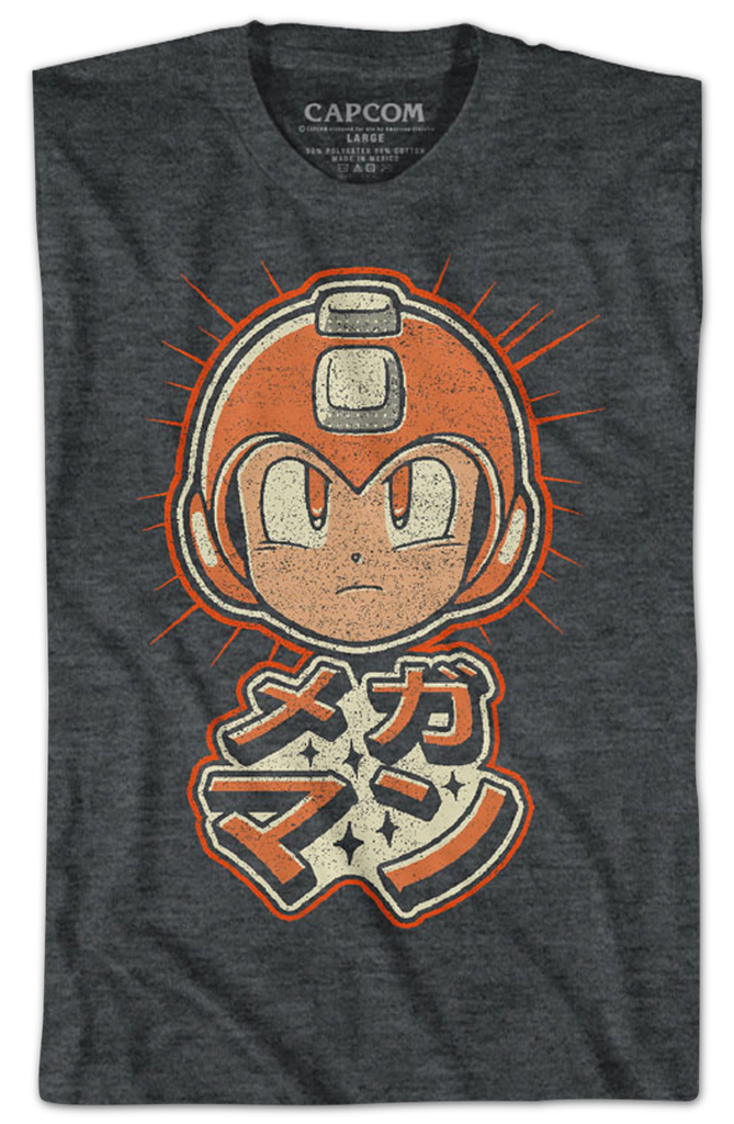 Retro Mega Man T-Shirt Men's Capcom