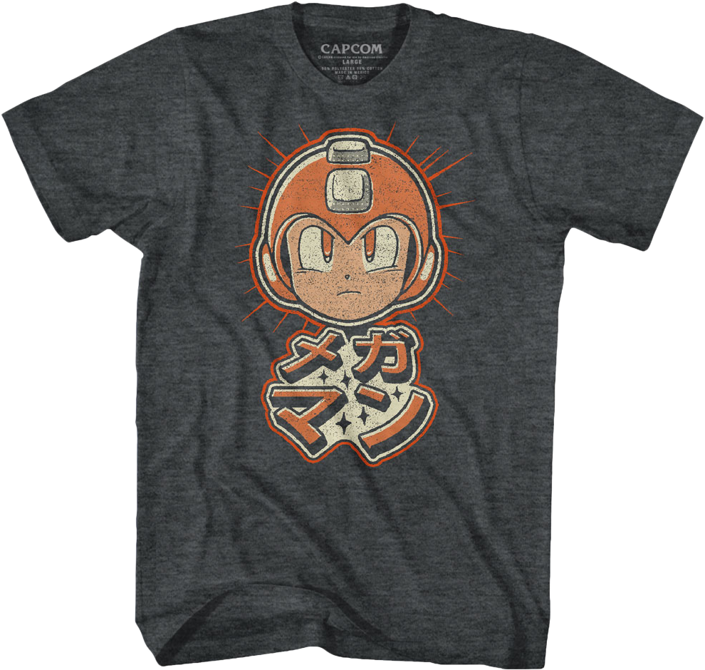 Retro Mega Man T-Shirt Men's Capcom