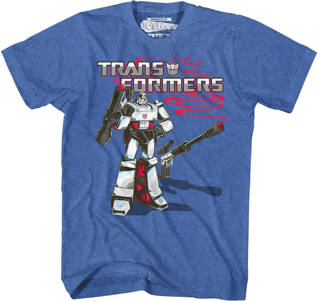 Retro Megatron Transformers T-Shirt: Transformers Mens T-Shirt