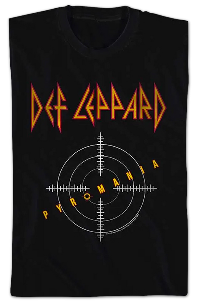 Retro Pyromania Def Leppard T-Shirt
