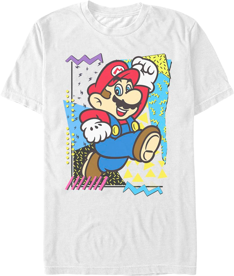 Retro Shapes Super Mario Bros. T-Shirt