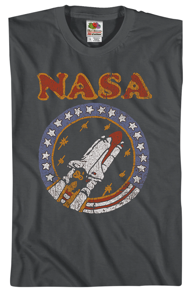 Retro Shuttle NASA T-Shirt Men's