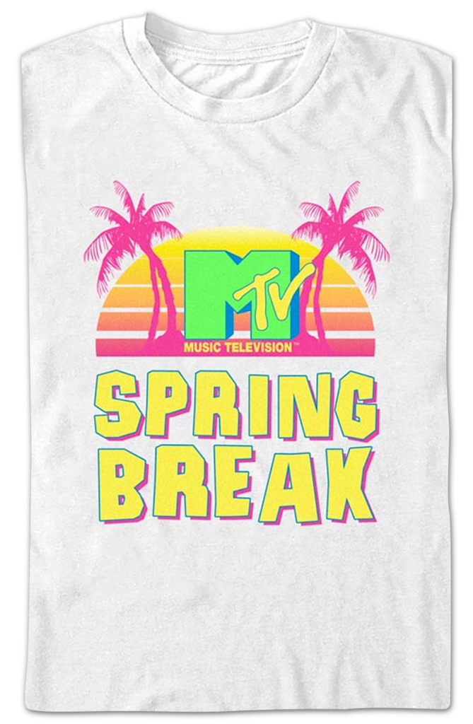 Retro Spring Break MTV Shirt