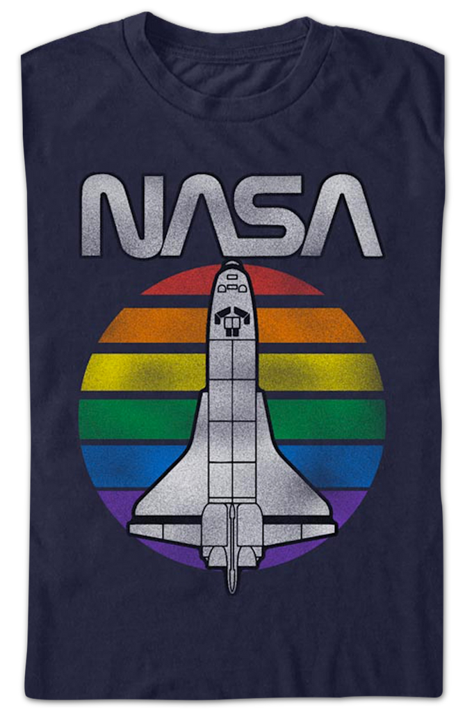 Retro Stripes NASA T-Shirt